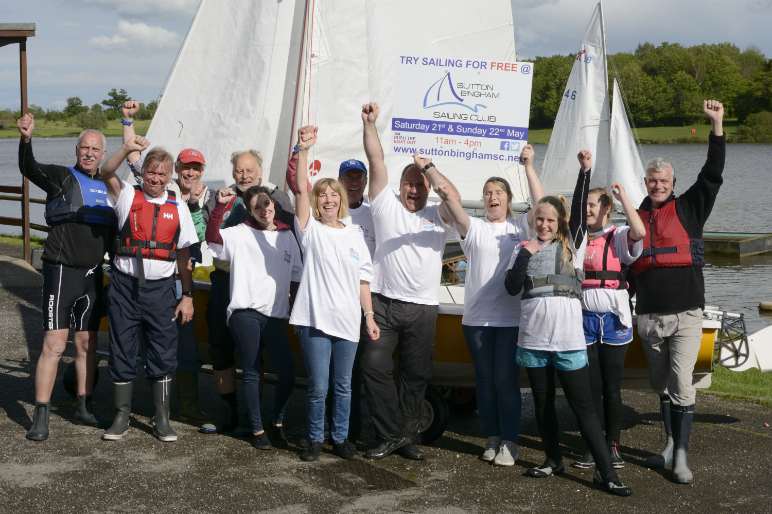 PUSH THE BOAT OUT… WE CERTAINLY DID! – Sutton Bingham Sailing Club